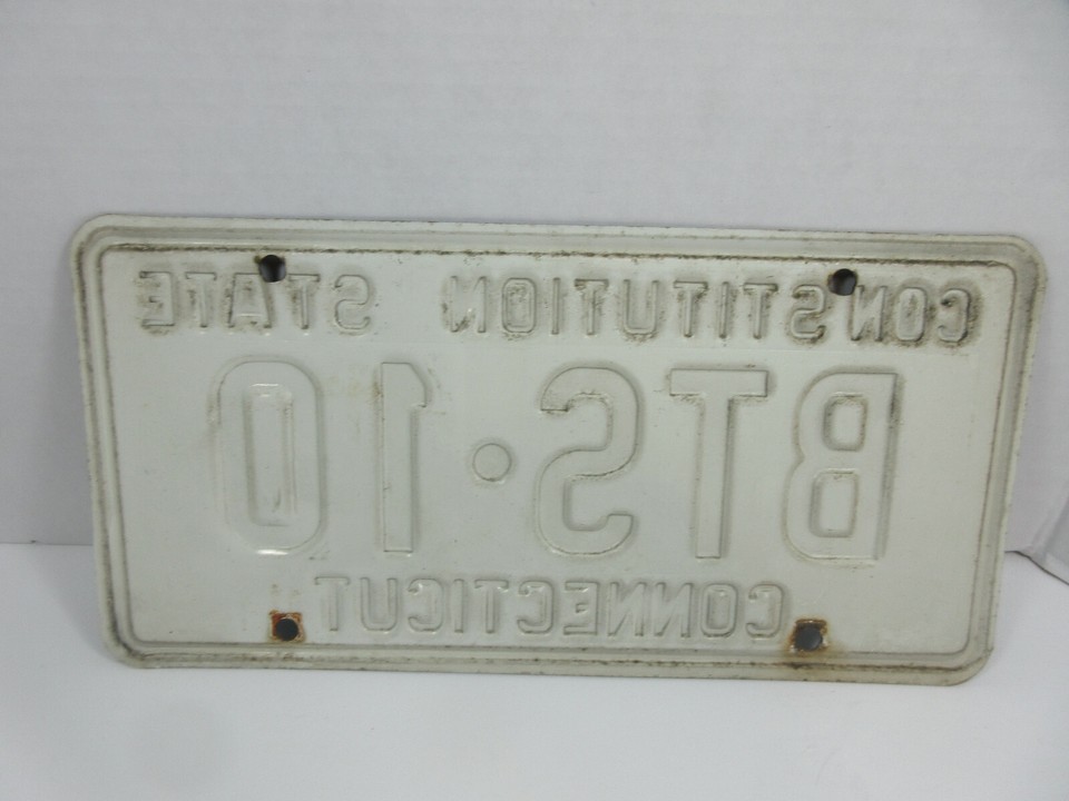 1994 CONNECTICUT CONSTITUTION BLUE LICENSE PLATE AUTO CAR TAG RETRO ...