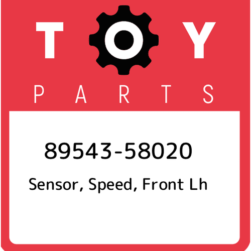 89543-58020 Toyota Sensor, speed, front lh 8954358020, New Genuine OEM ...
