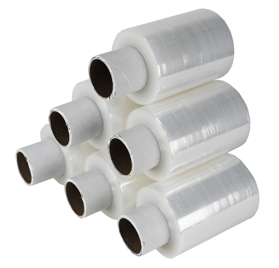 Handy Pallet Wrap 100mm x 150m 17 mu Mini Stretch Shrink Cling Film ...