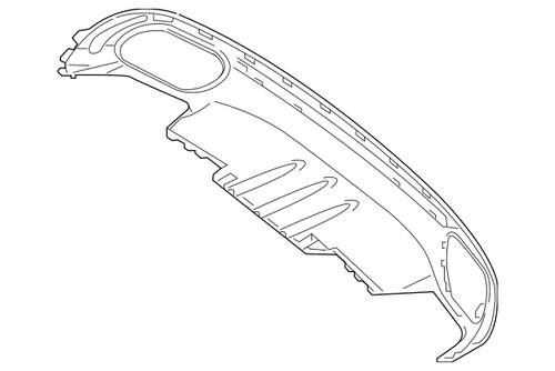 Mercedes Benz Genuine E Class 2017-2020 Rear Trim Bumper OE 2138852125 ...