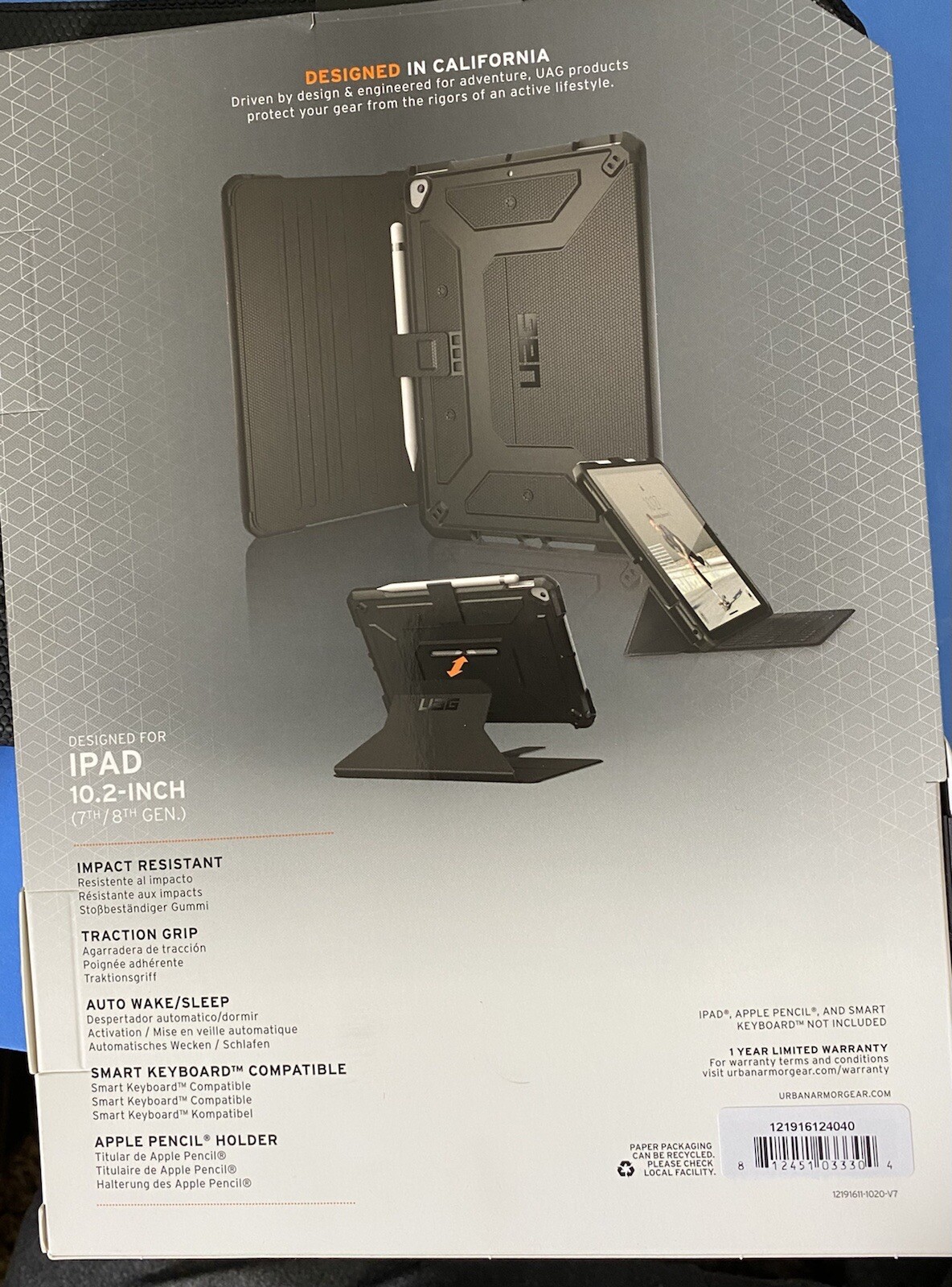 iPad A2270 8th Gen. MYLE2LL/A 128GB Silver W/Case 190199808195| eBay