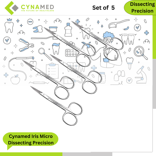 Cynamed Iris Micro Dissecting Precision Lab Scissors Perfect for ...