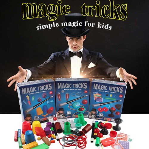 Puzzle Simple Magic Prop Beginners Magic Kit Set For Kids Exciting ...