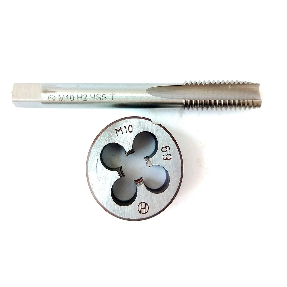 HSS M10 Tap & M10 Die M10 × 1.5 mm Die Metric Thread Right Hand Tap and ...
