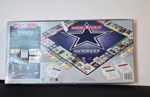 2003 Monopoly NFL Dallas Cowboys Collector's Edition Board Game ...