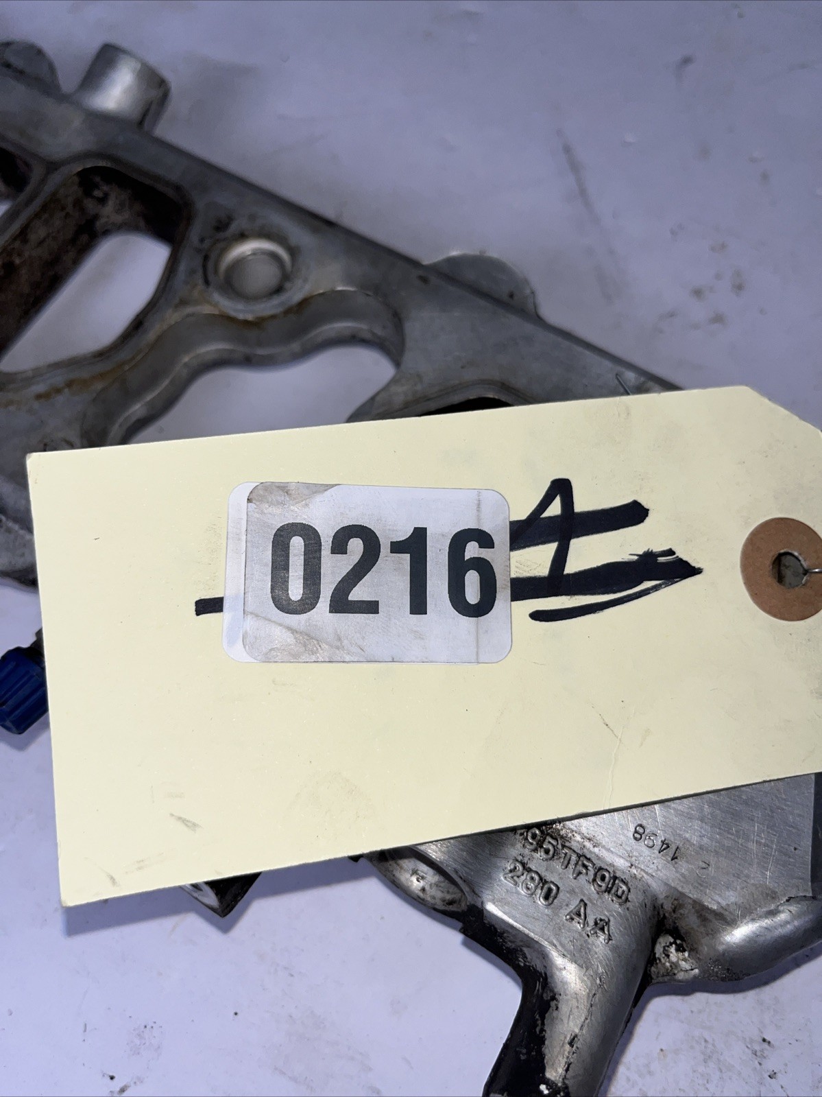 95-00 Ford Explorer Ranger 4.0L OHV V6 Aluminum Fuel Rail Plate OEM ...