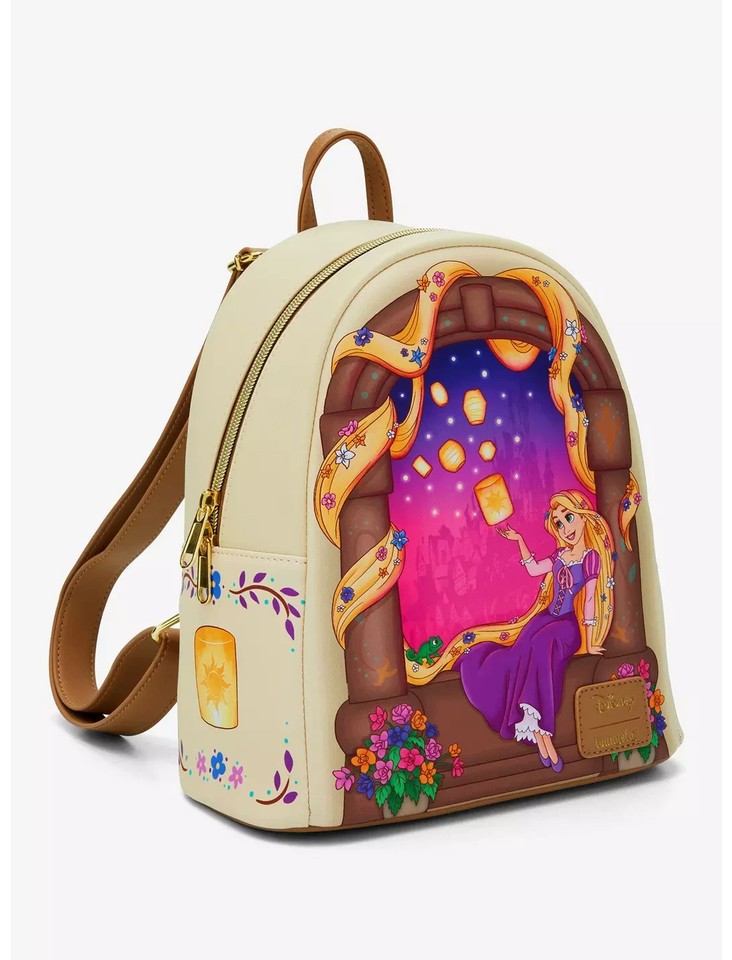 Loungefly Disney Tangled Rapunzel Lantern Window Mini Backpack | eBay