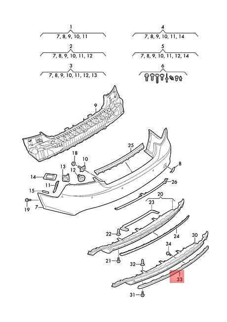 Genuine AUDI A6 Avant S6 quattro A7 Sportback audi 4G2 4G5 strip ...