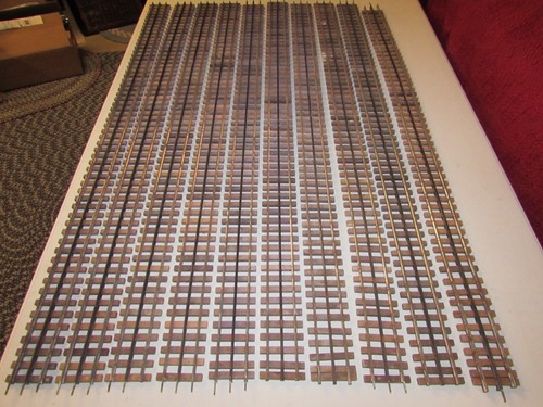 10 PIECES GARGRAVES 3-RAIL TRACK O-SCALE WITH WOOD TIES (LOT 66) | eBay