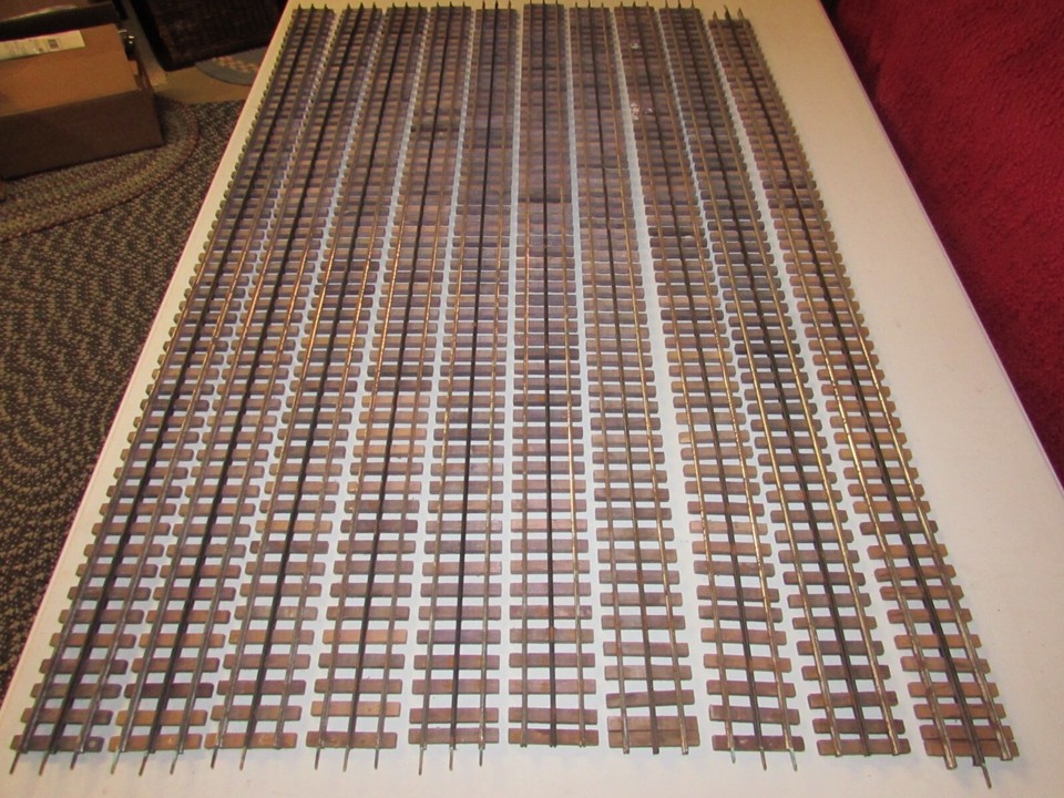 10 PIECES GARGRAVES 3-RAIL TRACK O-SCALE WITH WOOD TIES (LOT 66) | eBay