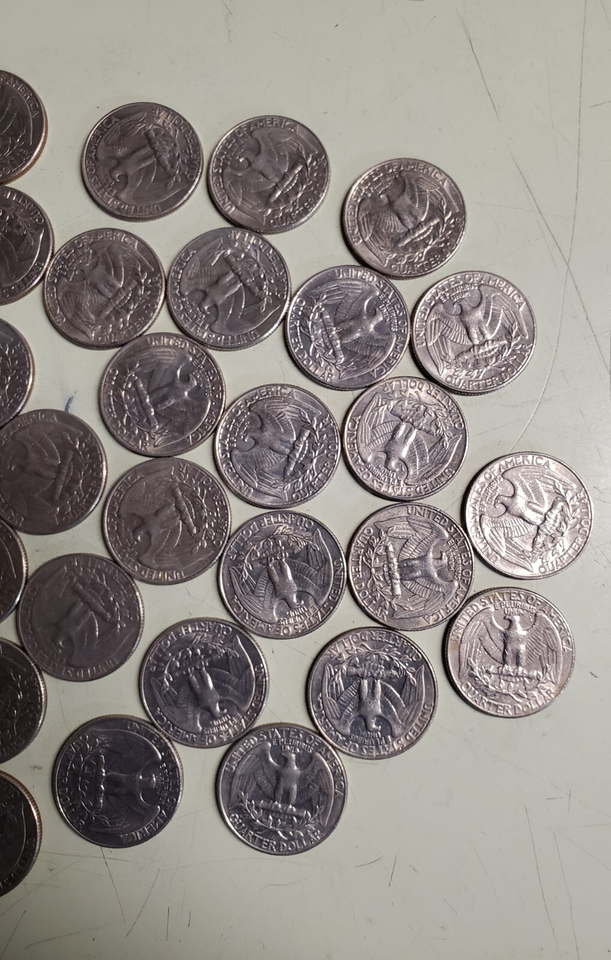 (2 Rolls) 1990-P/1990-D Washington Quarter 40-Coin Rolls | eBay