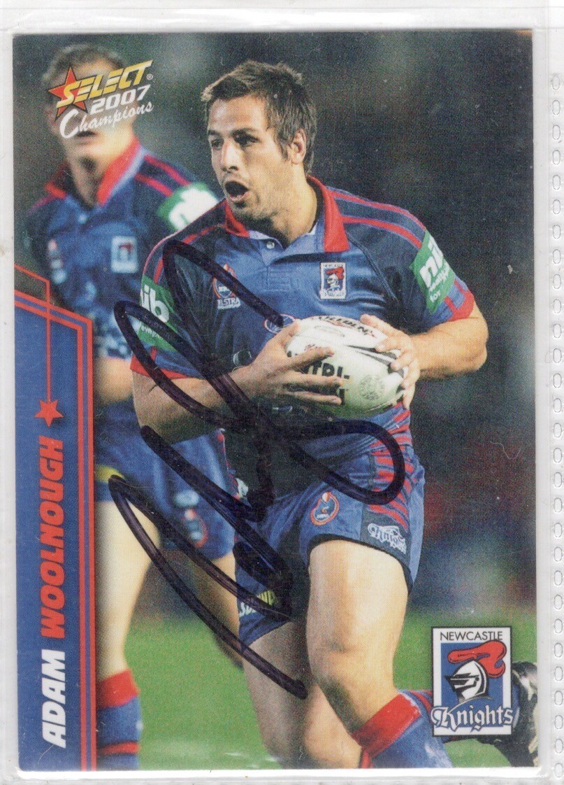 🔥 2007 CHAMPIONS Signed Cards ADAM WOOLNOUGH #92 🔥☆ | eBay Australia