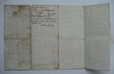 1841 PROMINENT VAN RENSSELAER FAMILY NEW YORK LEGAL DOCUMENT, JOSEPH ...