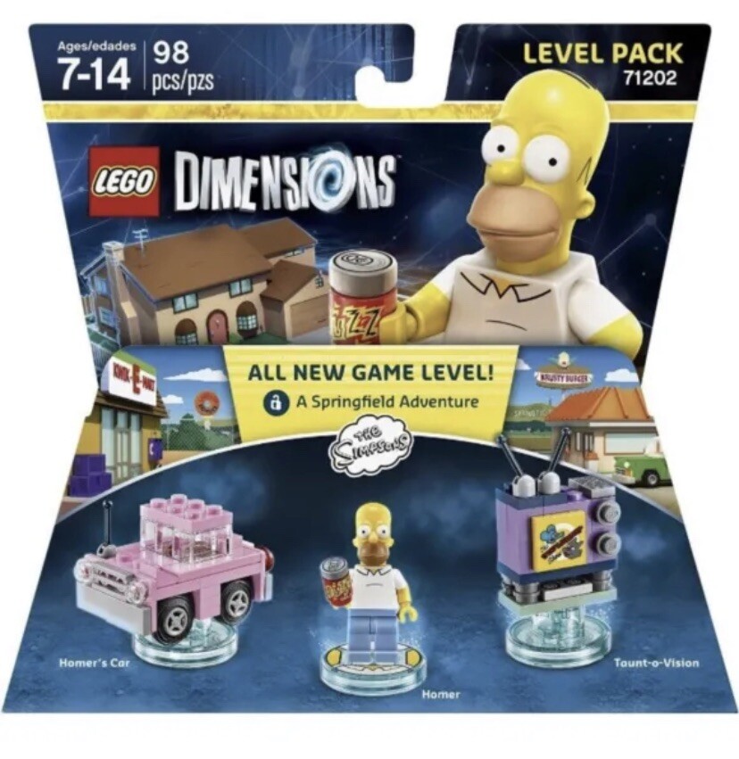LEGO Dimensions Level Pack The Simpsons Homer 71202 New SEALED | eBay