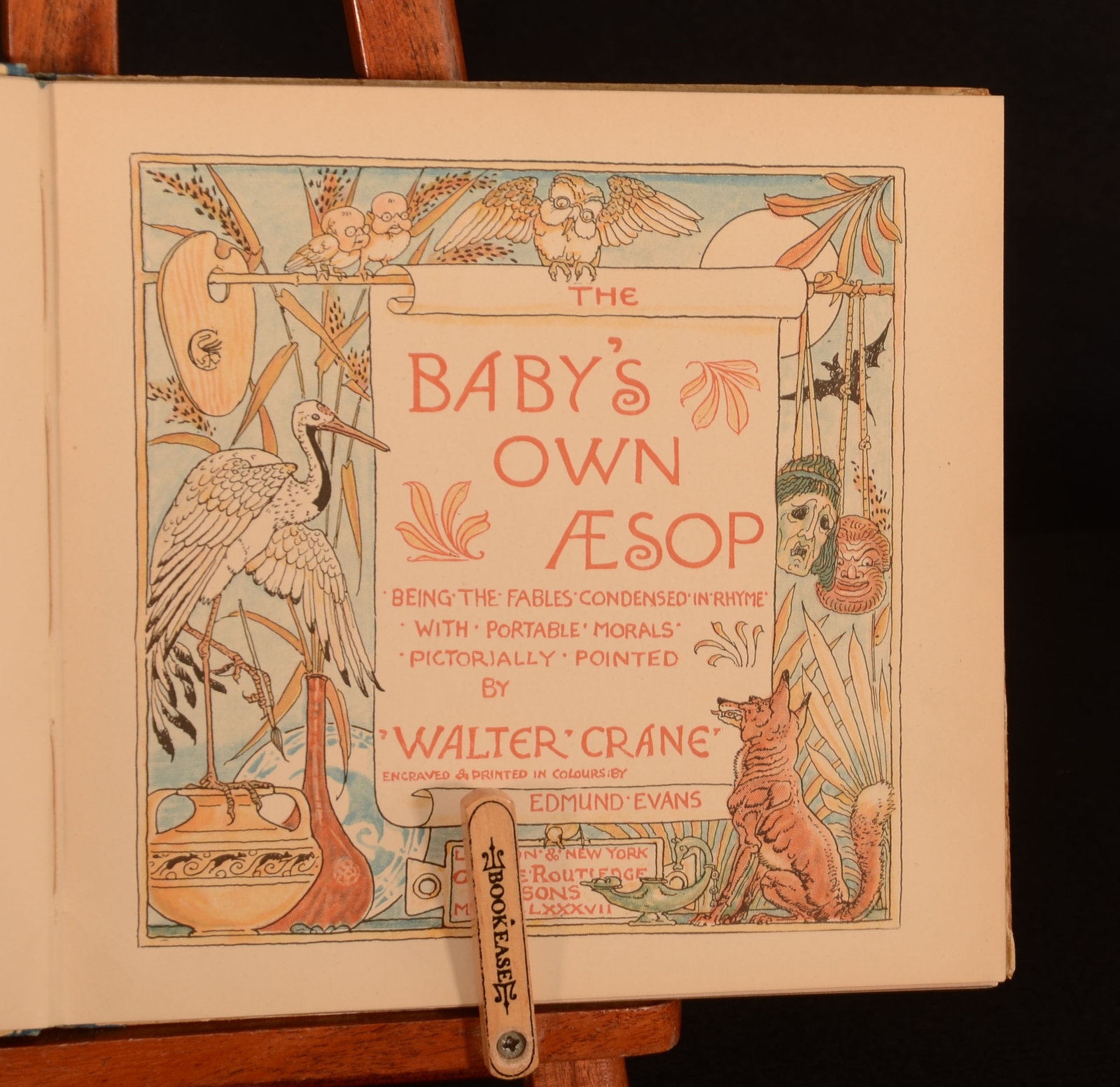 1887 Baby's Own Aesop Walter Crane Illus Colour Plates Edmund Evans | eBay