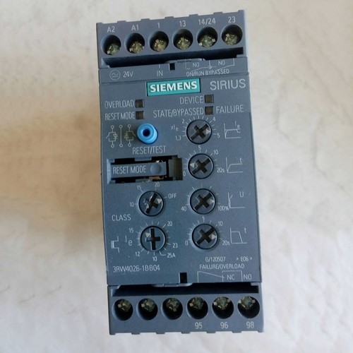 USED 1PS Siemens 3RW4026-1BB04 3RW4 026-1BB04 soft starter Fully tested ...