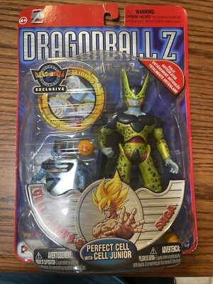 Dragon Ball Z Perfect Cell W/ Cell Junior NIB 2001 Action Figure Sealed ...
