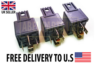 JCB PARTS - RELAY SET OF 3PCS FOR VARIOUS JCB MODELS (PART NO. 716/ ...