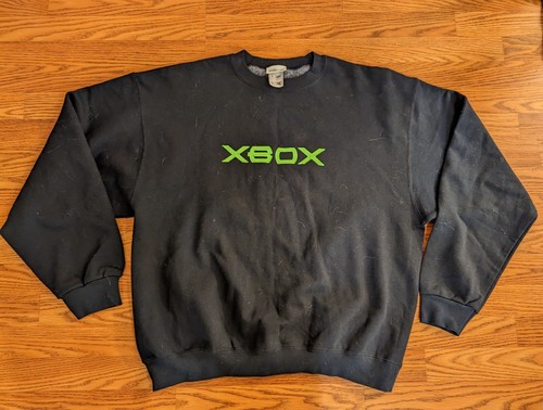 Vintage Original Xbox Sweatshirt Embroidered Pullover Sweater Microsoft ...