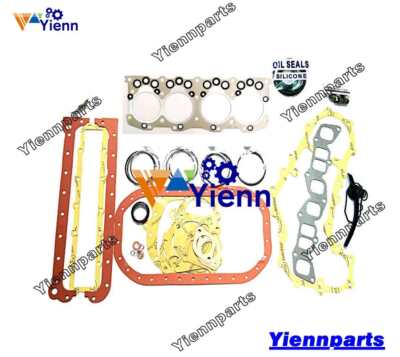 C240 C240PKJ Piston Ring Set Gasket Kit For Isuzu Engine TCM HYSTER ...