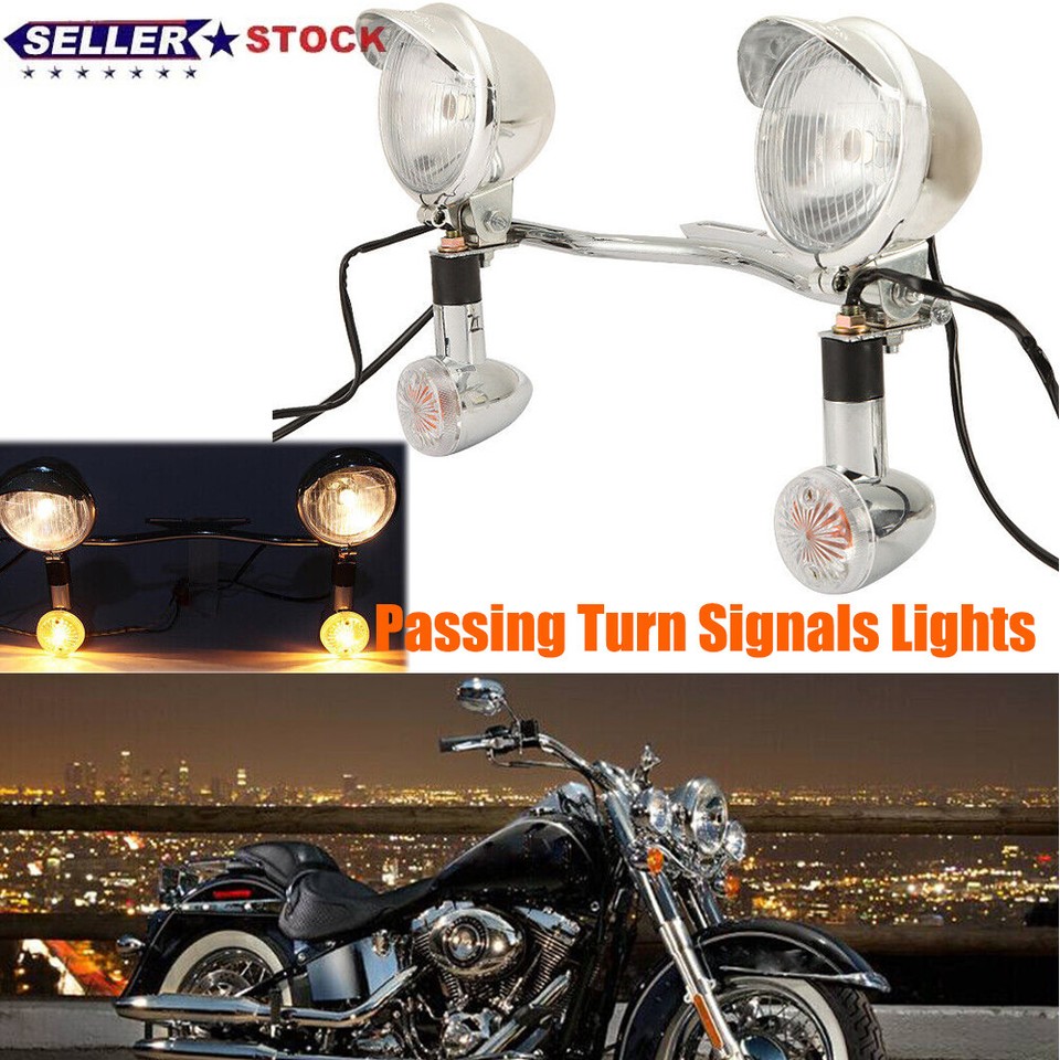 Passing Turn Signals Spot Lights For Victory V92C V92SC V92TC Deluxe ...