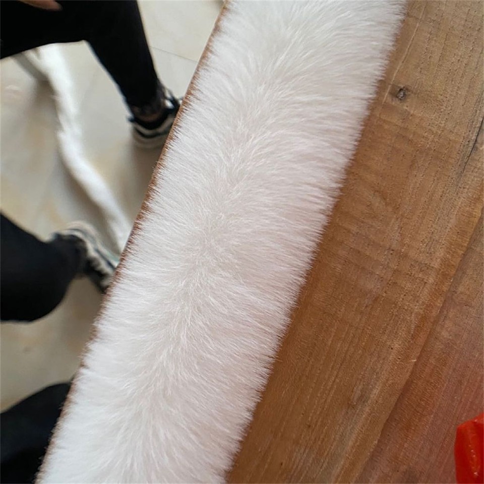 Scarf Trimming Ribbon Furry Fluffy Furry Ribbon Faux Rabbit Fur 100cm ...