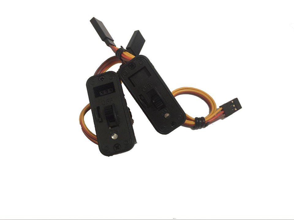 RC Plane Heavy Duty RC Switch On Off with LED 3 Pin switch Fit for JR ...