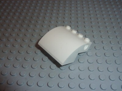 LEGO White Slope Brick Curved 61487 / set 7593 7649 4439 60022 10244 ...