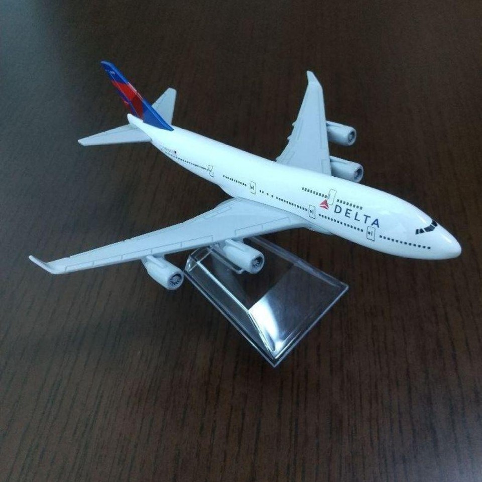 Delta Air Lines B747 Airplane Model 16cm America #1caf8e | eBay