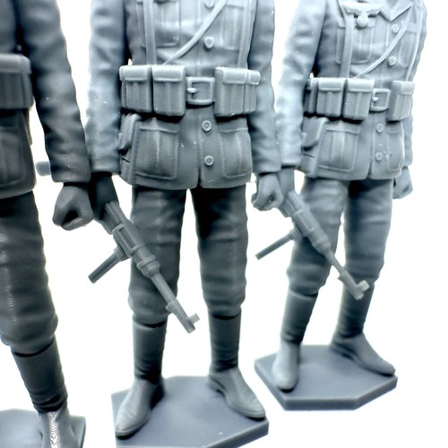 World War 2 German Toy Soldiers Military Resin 1/32 WW2 Sub Machine Gun ...