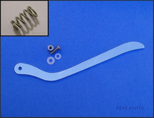 Japanese Flat Chrome Tremolo Arm + Spring & Hardware 60s Teisco type ...