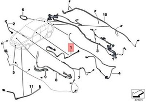 Genuine BMW Connecting Lead Usb F20 F21 F22 F30 F32 F33 F34 F80 ...