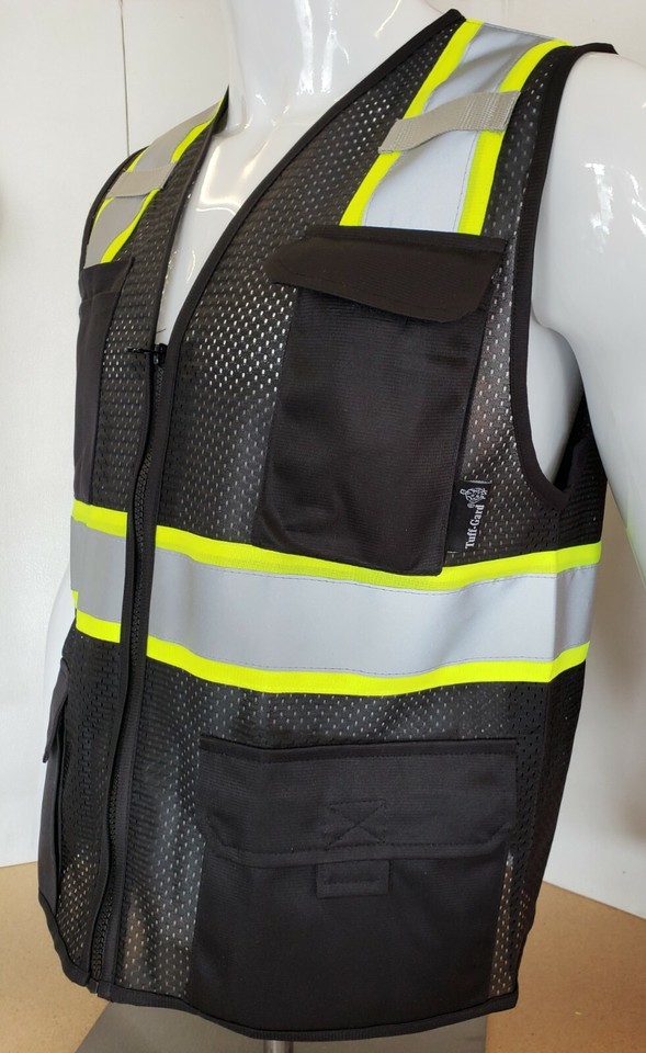 Two Tone High Visibility Reflective Safety Vest in various colors (X ...