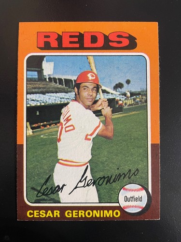Cesar Geronimo - 1975 Topps #41 - Cincinnati Reds | eBay