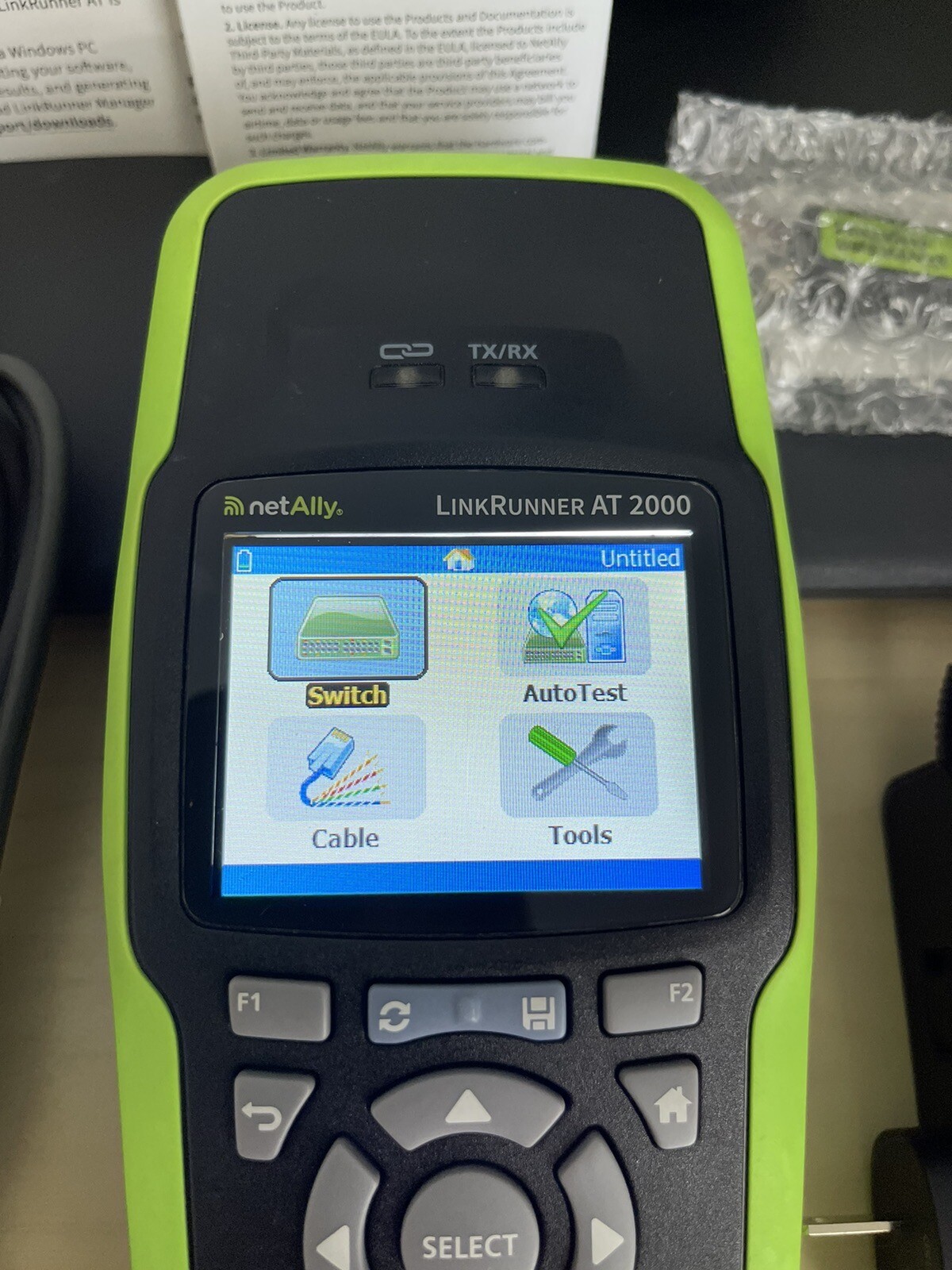 NetAlly LinkRunner AT 2000 Network Auto Tester (LRAT-2000) W/ Carry Bag ...