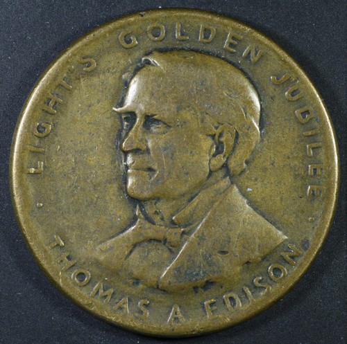 1879-1929 Light's Golden Jubilee Thomas Edison Dedicated to Better ...