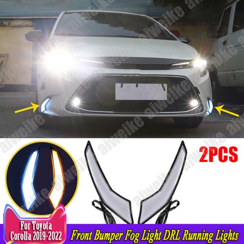 For Toyota Corolla 2019-2023 L/LE/XLE Front Bumper Fog Light DRL ...