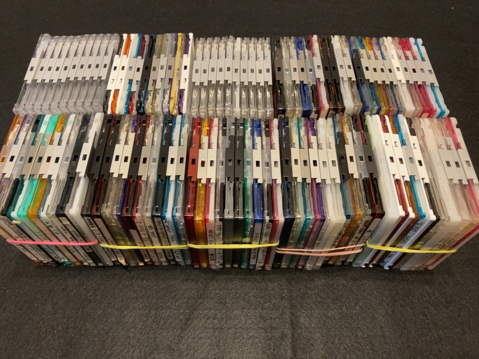 Lot of 100 MD Mini Discs Caseless Has been recorded 74 & 80 min Japan ...