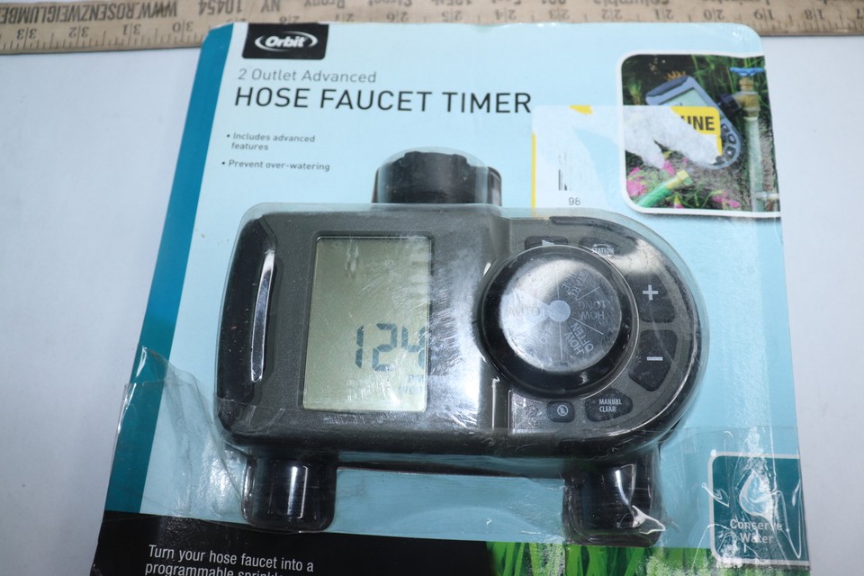 Orbit 2-Outlet Programmable Hose Watering Timer Sprinkler Timer ...