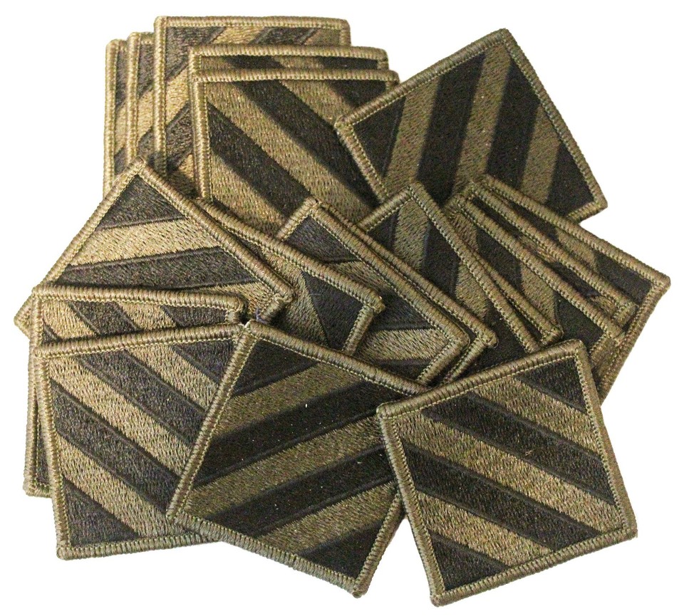 Wholesale Lot of 160 US Army 3rd Infantry Division Subdued Sew-On ...