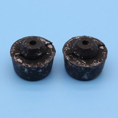 2 Pcs Black Door Shell Bumper Rubber Damper For Mitsubishi MB574963 | eBay