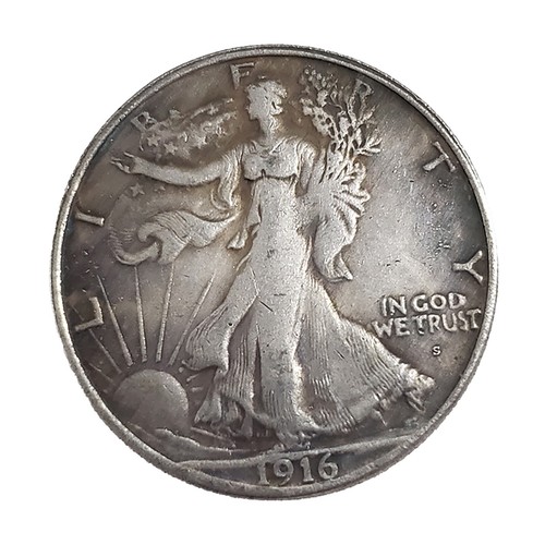 1916 Walking Liberty Half Dollars Coins | eBay