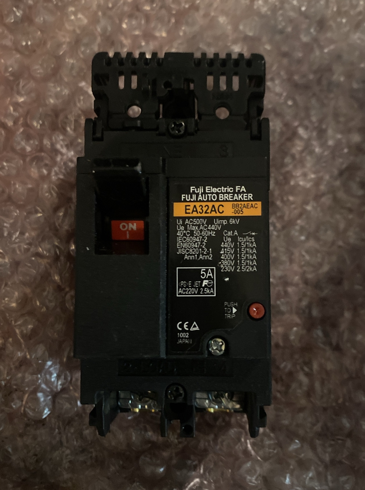 FUJI ELECTRIC EA32AC BB2AEAC-005 AUTO BREAKER 5A | eBay