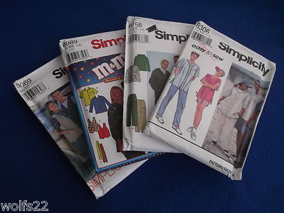 Simplicity Patterns (W) ~ All Patterns are Size 42-48 ...