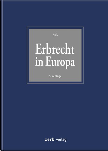 Rembert Süß Erbrecht in Europa | eBay