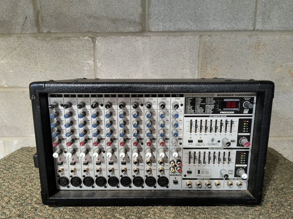 Behirnger Europower Pmx2000 Mixer PA Amplifier Head | eBay