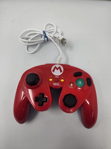 Hori Mario Battle Pad Fight Pad Controller For Wii Wii U Tested Working ...