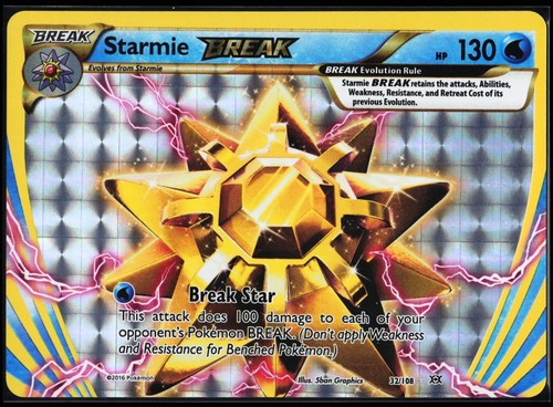 Pokemon Card - Double Holo Shift Error BREAK XY Evolutions 32/108 Rare ...