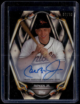 2019 Topps High Tek Black Cal Ripken Jr /50 Auto Autograph | eBay