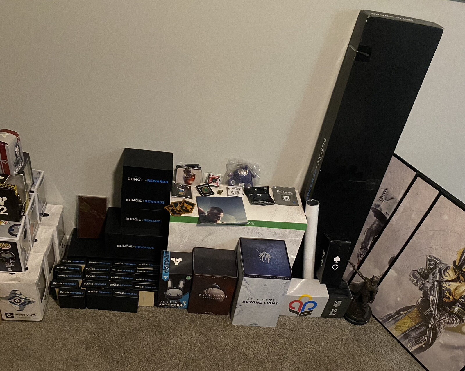 Huge Collection of Destiny 1 & 2 Limited Edition Bungie Rewards and ...